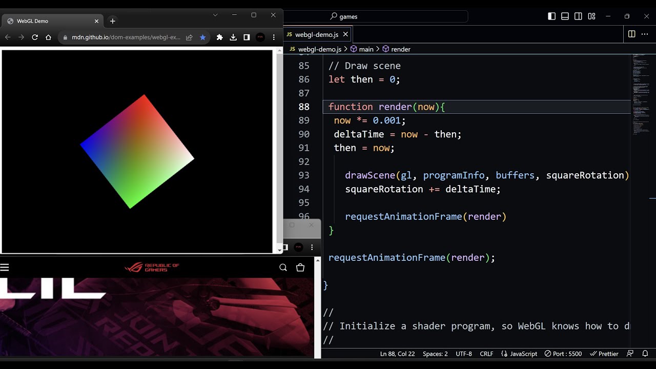Animating Objects With Webgl Webgl Youtube