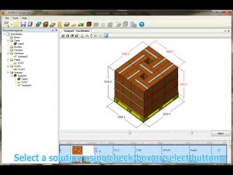 Packaging Cad Stackbuilder Palletization Software Youtube
