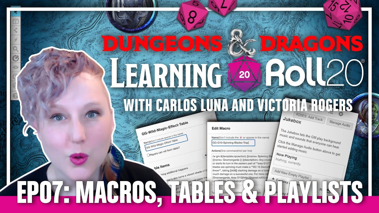 Learning Roll20 Ep 7 Macros Tables Playlists Youtube