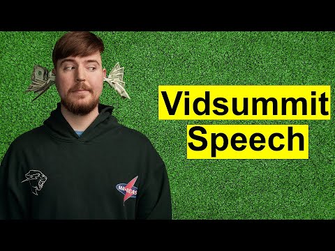 Mr Beast Vidsummit Speech Youtube