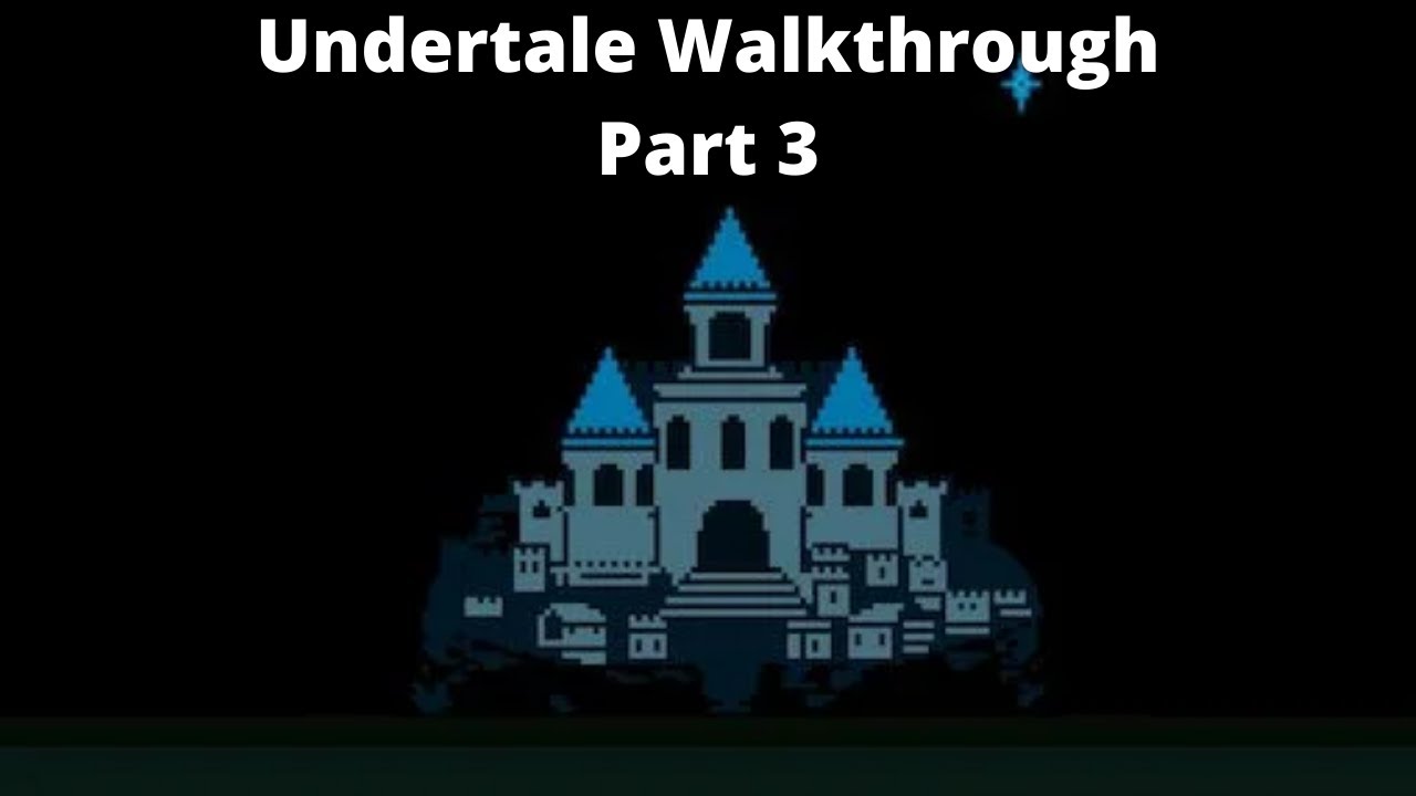 Undertale Walkthrough Part 3 Waterfall Youtube