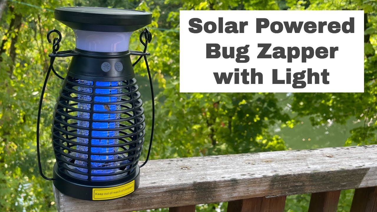 вљўпёџreview Burlan Solar Bug Zapper Outdoor Indoor Cordless Mosquito