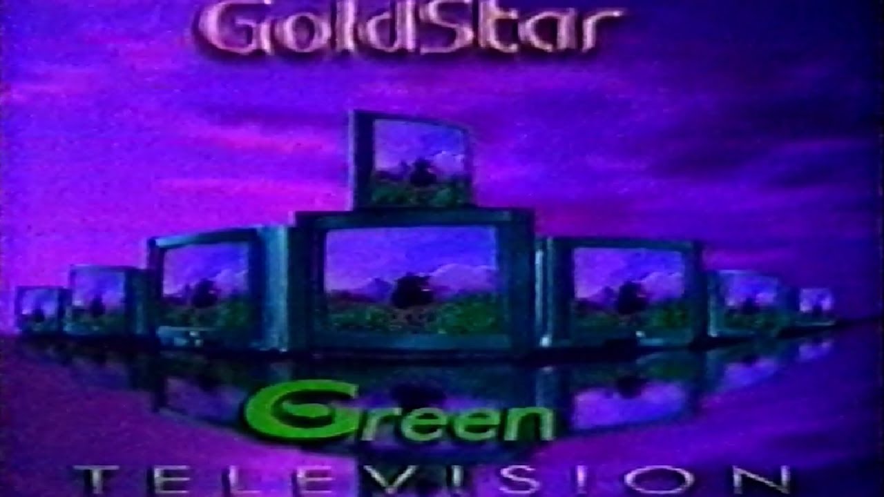 Goldstar Green Tvs 1994 Youtube
