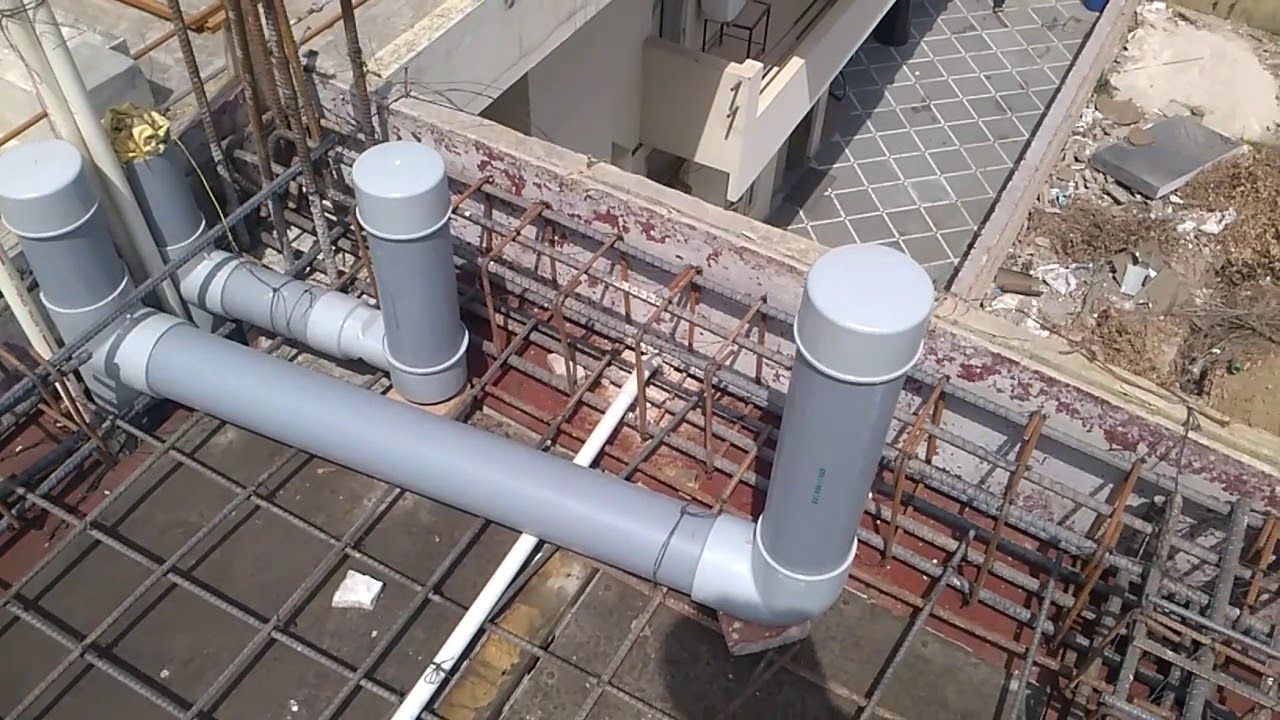 Sanitary Pipe Installation At Site Youtube