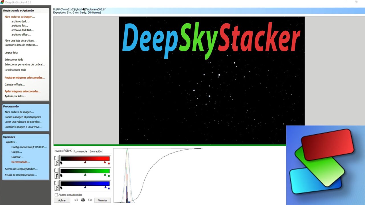 Tutorial Deepskystacker Astrofotografia Youtube