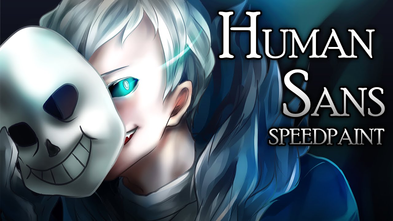 Speedpaint Sans Human Version Undertale Youtube