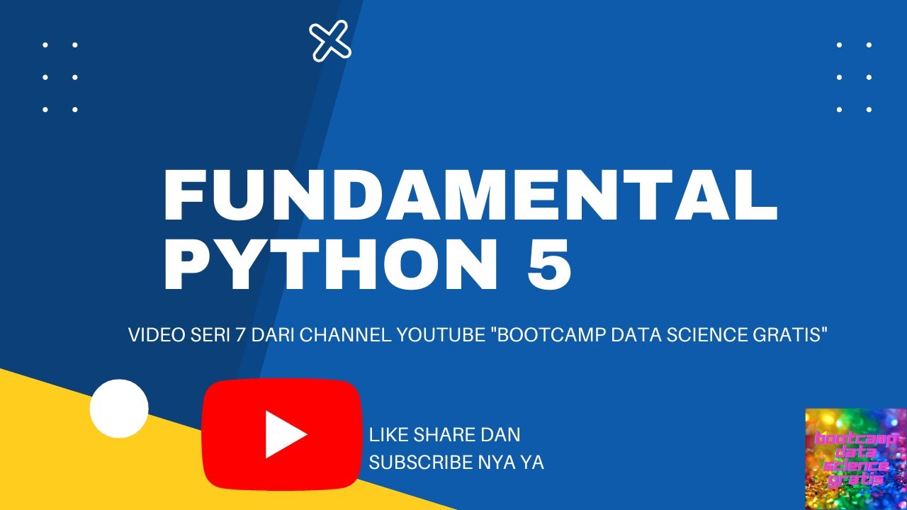 Fundamental Python 5 Tipe Data Set Youtube