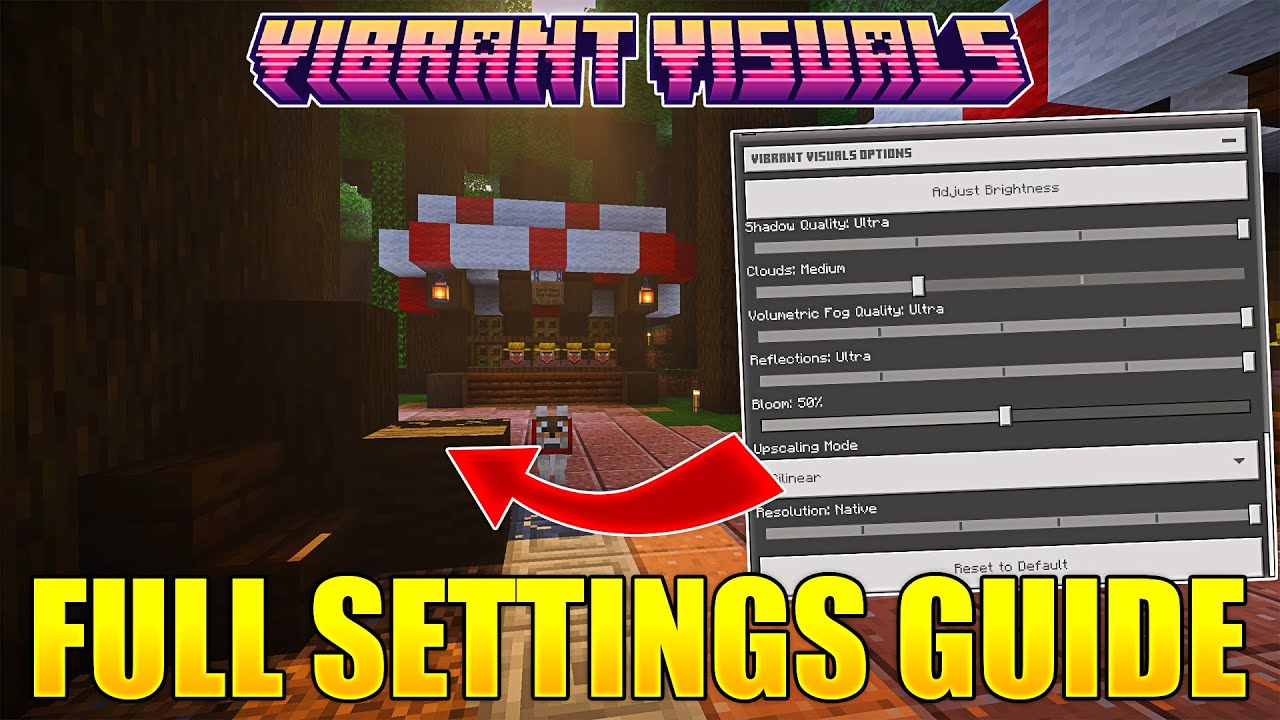 Vibrant Visuals Setting Guide Fix Lag And Quality Minecraft Vibrant