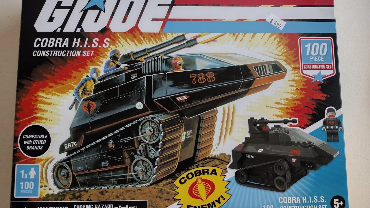 Gi Joe Arah Cobra Hiss Tank Lego Kit Assembly And Review Youtube