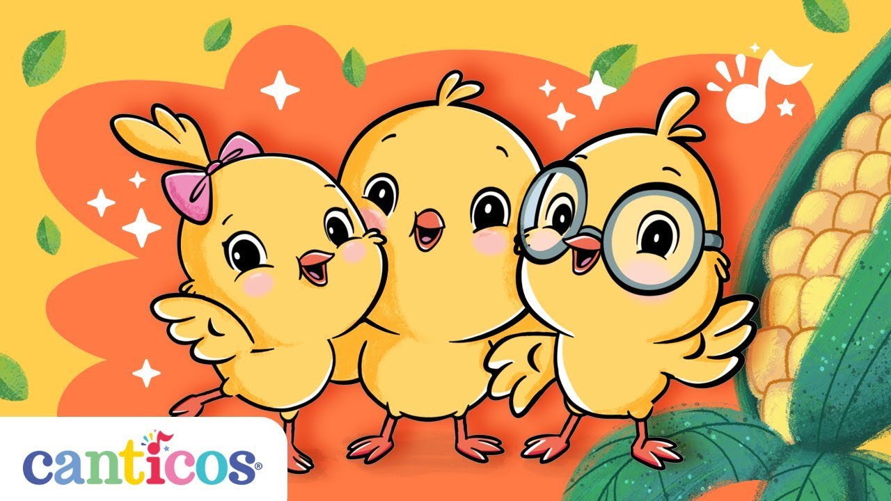 Canticos Los Pollitos Dicen Pío Pío Pío Little Chickies Aprende