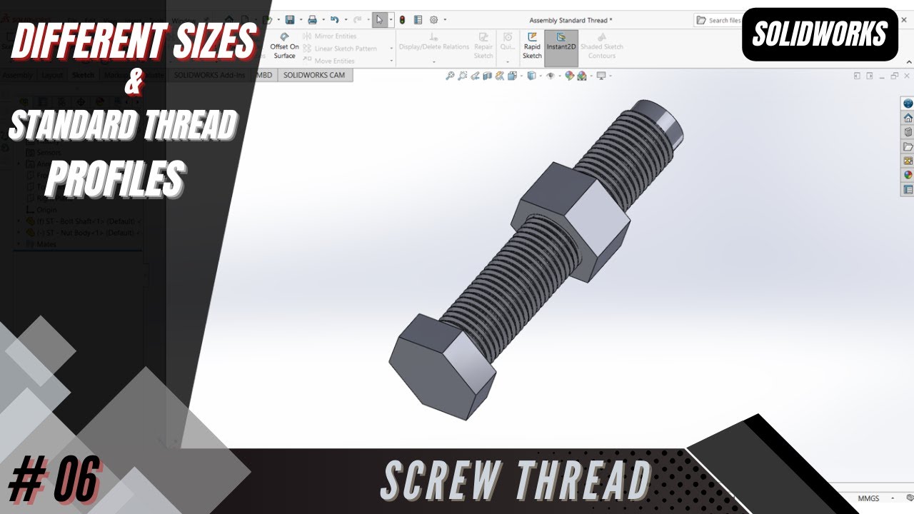 M6 Thread Solidworks At Deborah Wong Blog