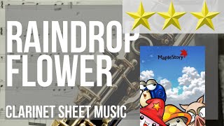 Clarinet Sheet Music How To Play Raindrop Flower Maplestory Bgm By ...