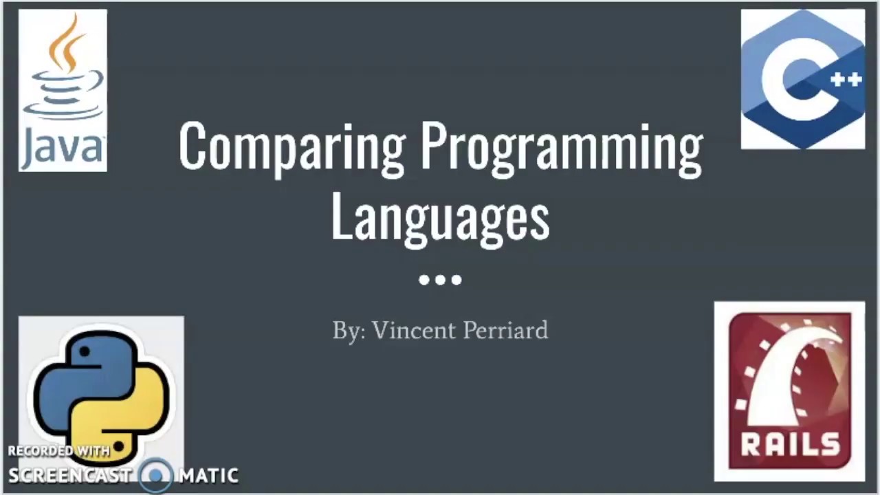 Comparing Programming Languages Youtube
