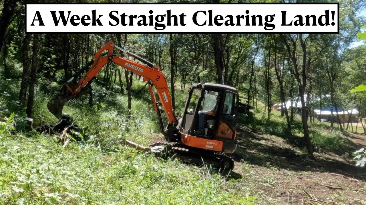 602 Spent A Week Straight On A Rented Excavator Clearing Land