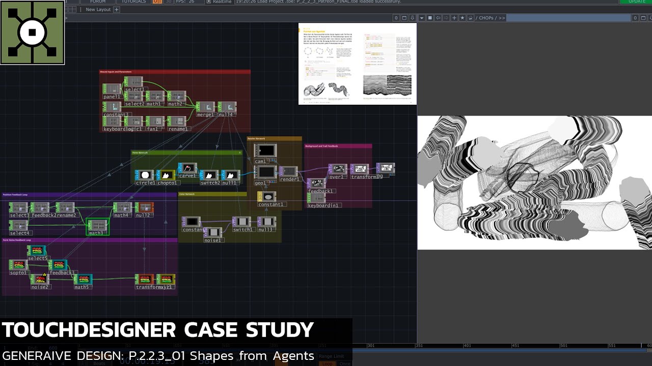 Touchdesigner Tutorial 51 Case Study Generative Design P 2 2 3 01