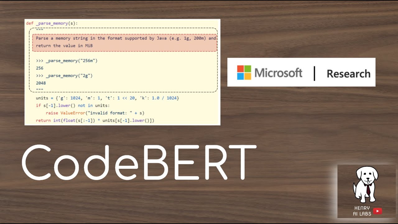 Codebert Youtube