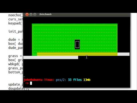 Python Curses 11 Window Background Youtube