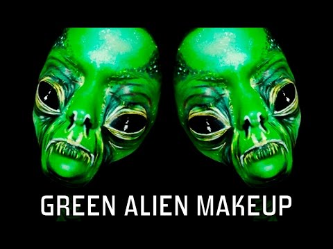 Green Alien Makeup Time Lapse Youtube