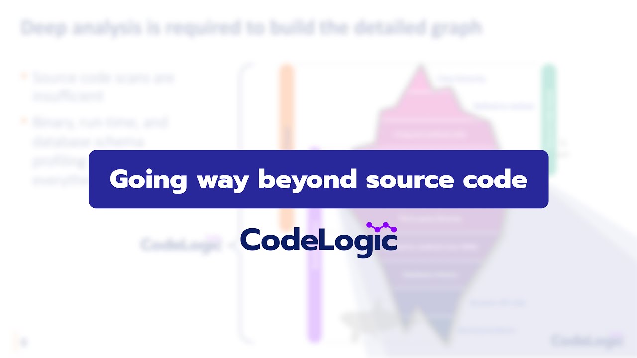 Codelogic Going Way Beyond Source Code Youtube