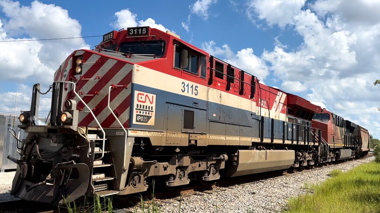 Cn 3115 Bc Rail Heritage Unit Leads Csx B241 20 At Jacksonville Fl