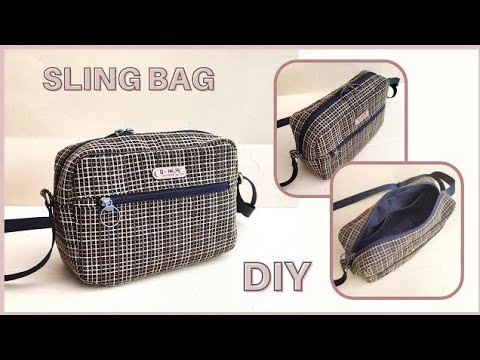 Diy Sling Bag Tutorial Simple Sling Bag Tutorial Youtube