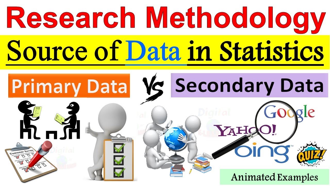 Primary And Secondary Data In Statistics