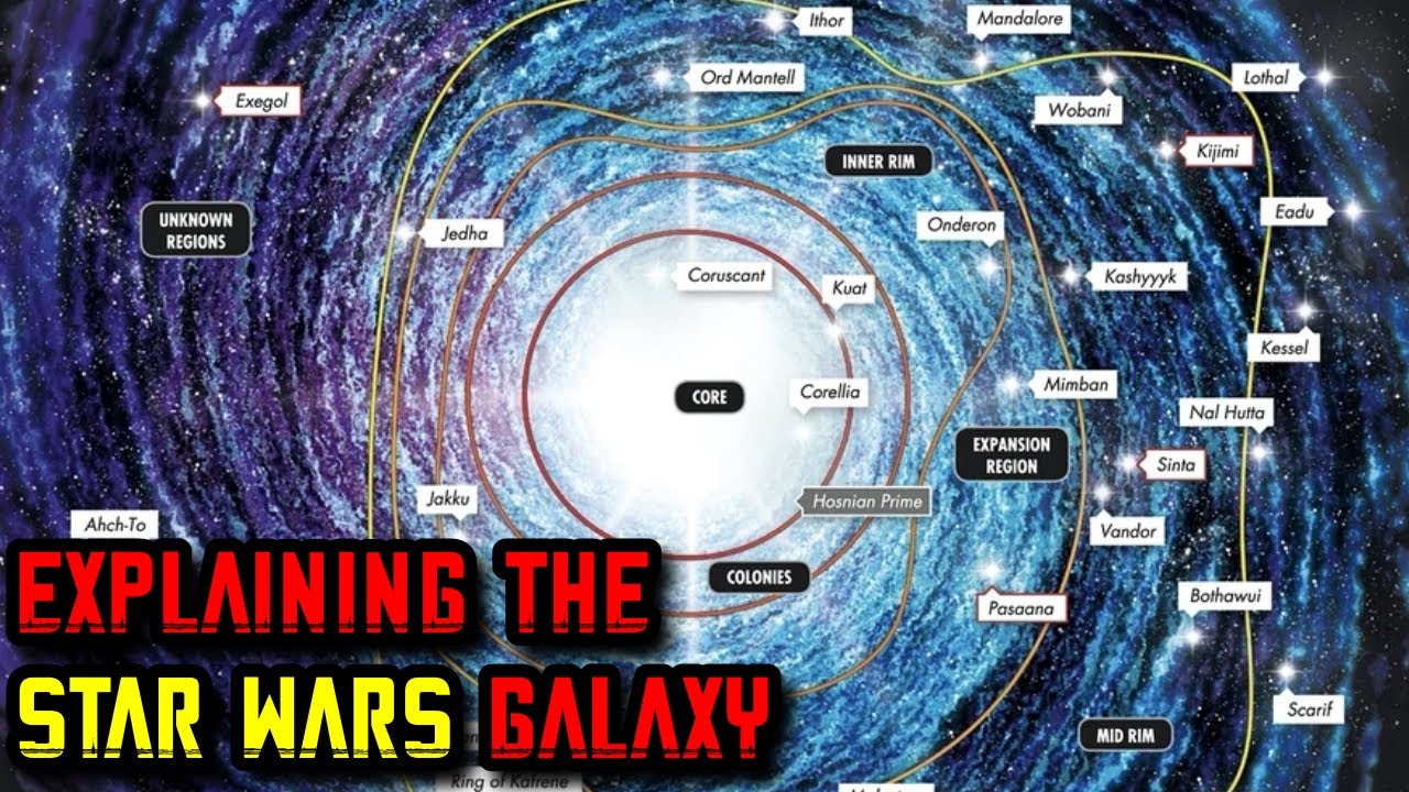 A Comprehensive Guide To The Star Wars Galaxy Regions Planets And