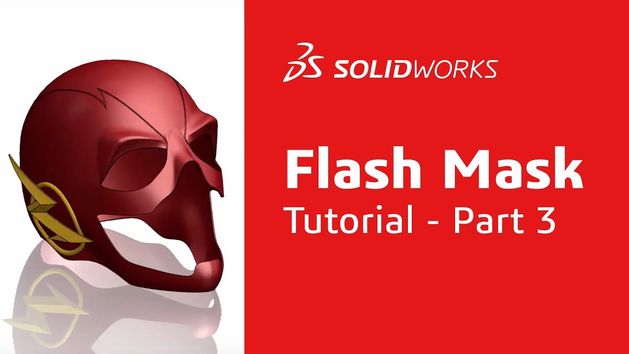Flash Mask Tutorial Part 3 Solidworks Youtube