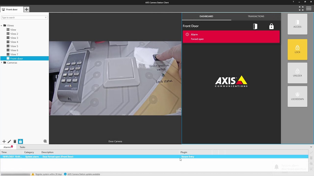 Axis Camera Station Version 5 35 New User Features Youtube