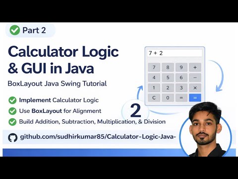 Java Calculator App Development Tutorial 2 Swing Java Gui Youtube