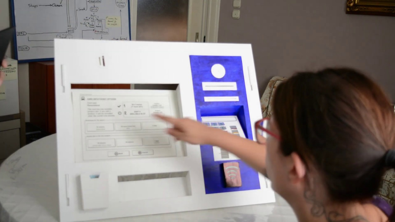 Wireframe Usability Test For Ticket Vending Machine Youtube