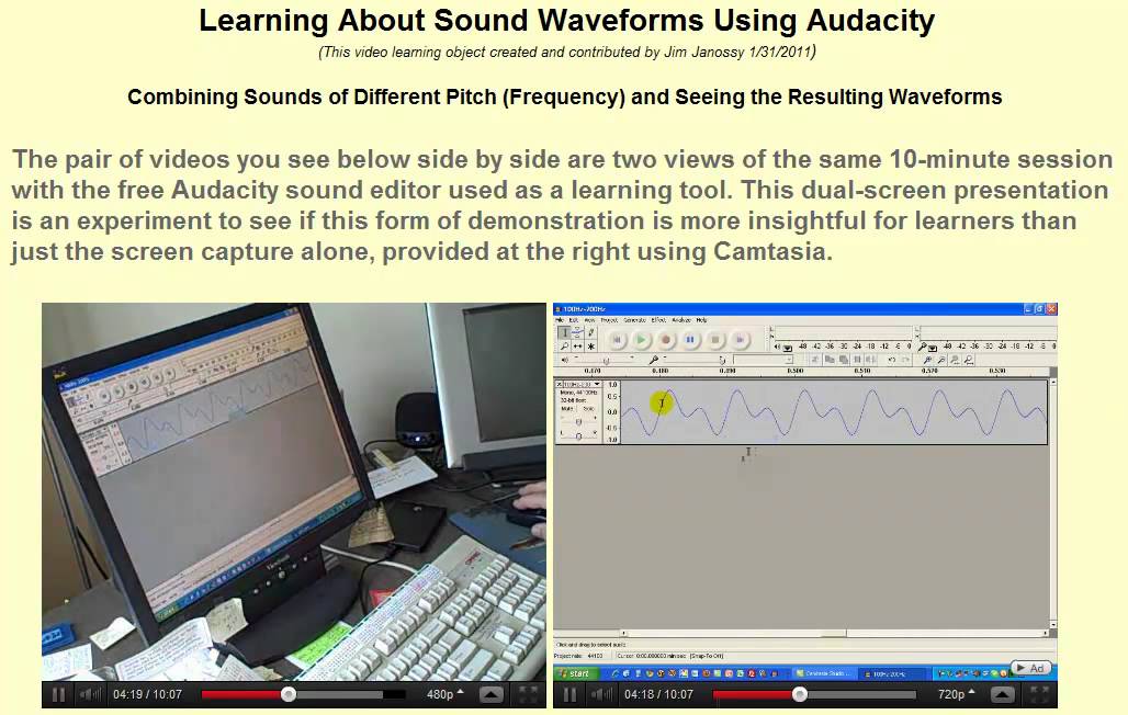 Combining Sound Waves With Audacity Youtube