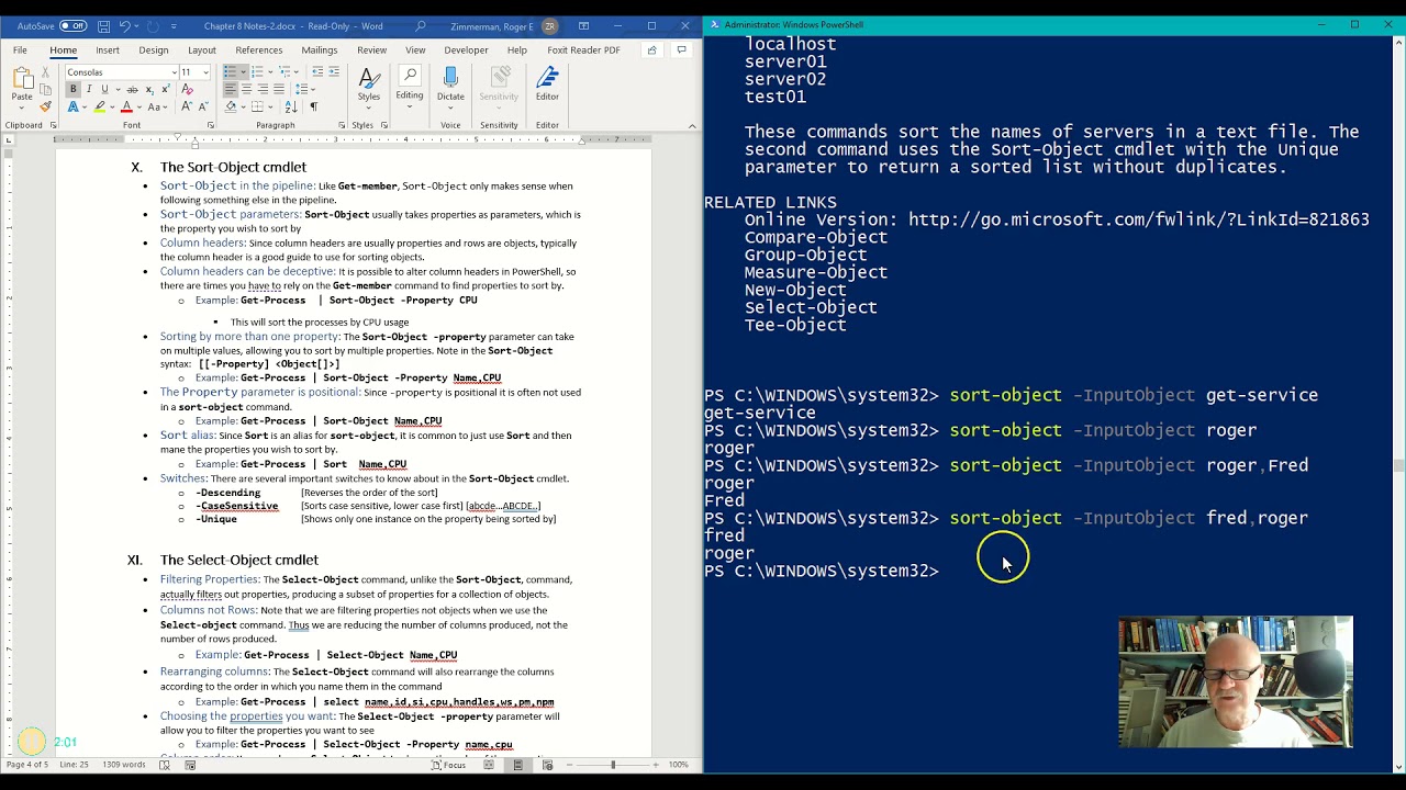 Powershell Sort Object Inputobject Parameter Youtube