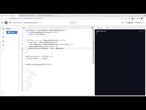 Helped A Subscriber Understand Permutations Recursive Algorithm In