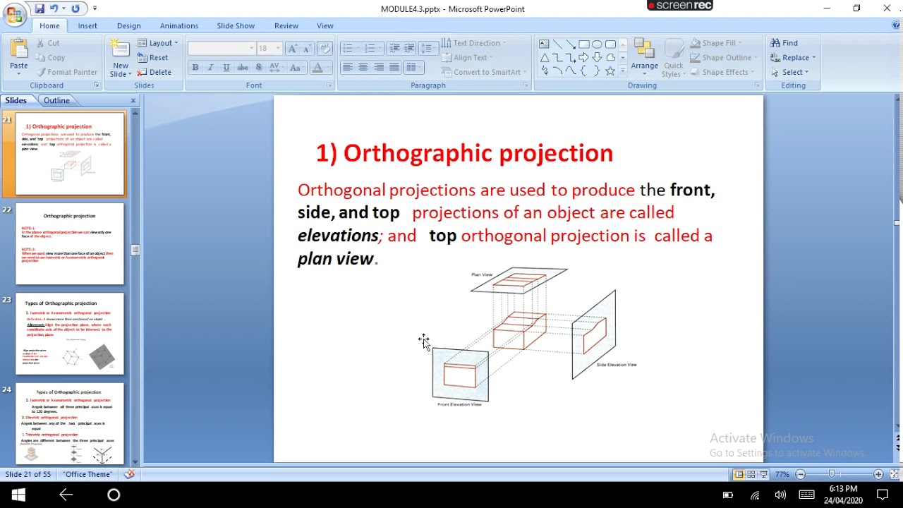 Parallel Projection Youtube