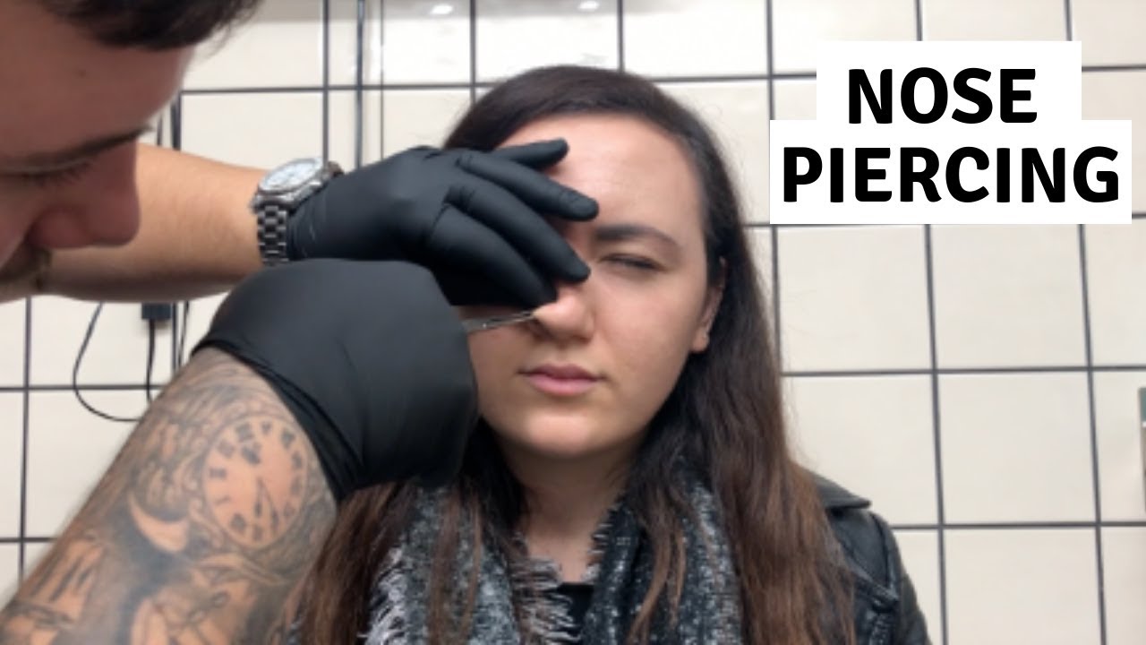 Getting My Nose Pierced Youtube