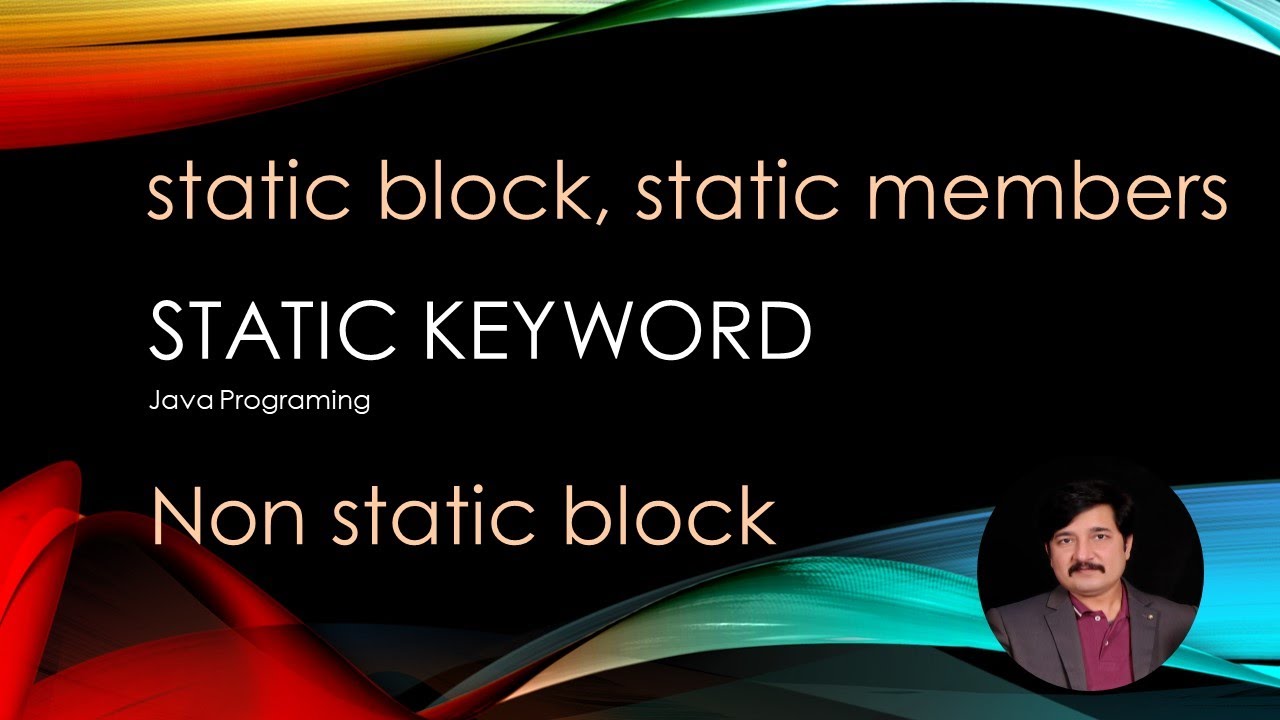 Java Tutorial Static Static Block Youtube