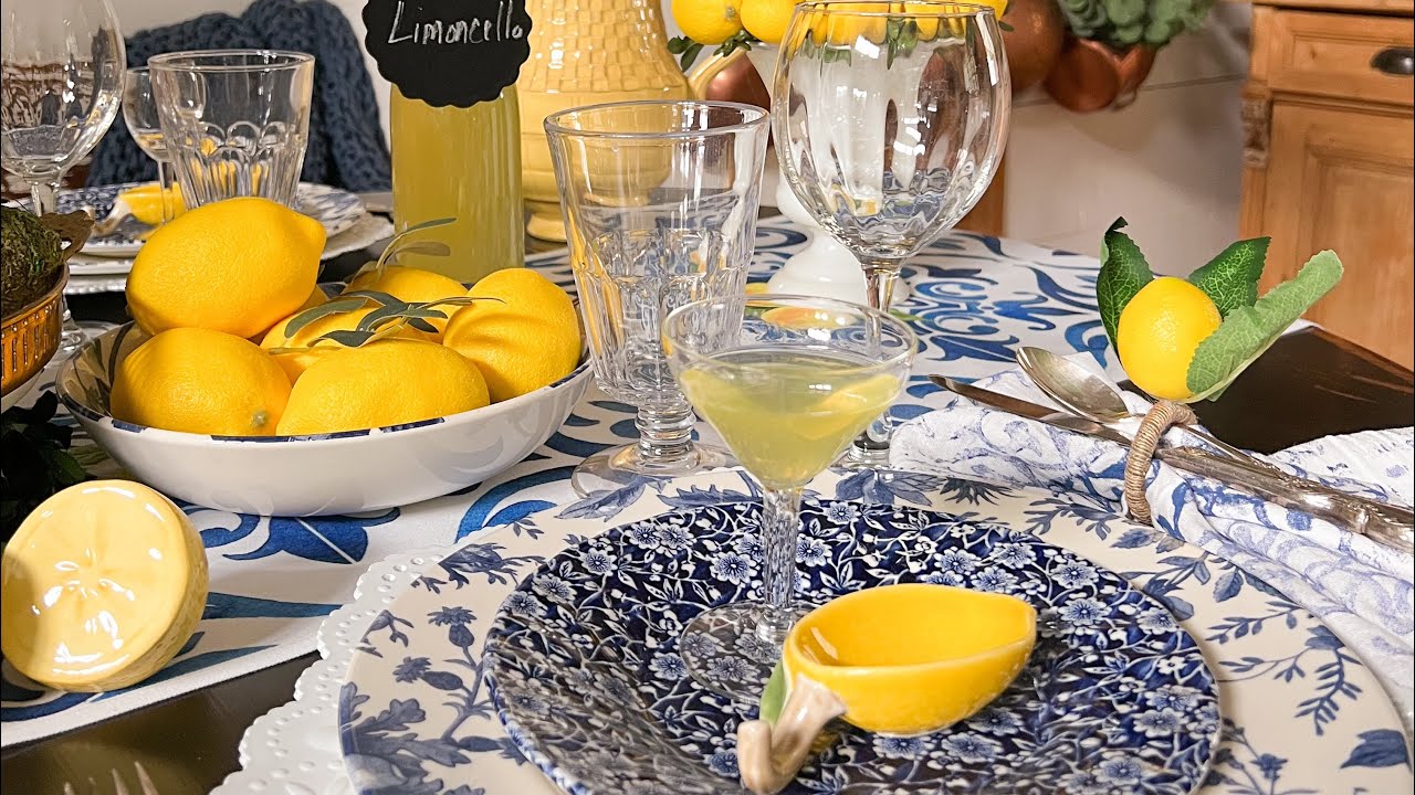 How To Set A Creative Italian Dinner Table Youtube