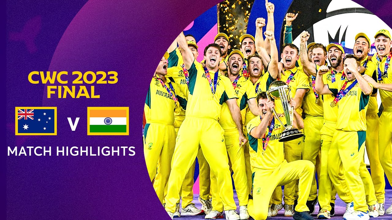 Cricket World Cup 2023 Final Australia V India Match Highlights