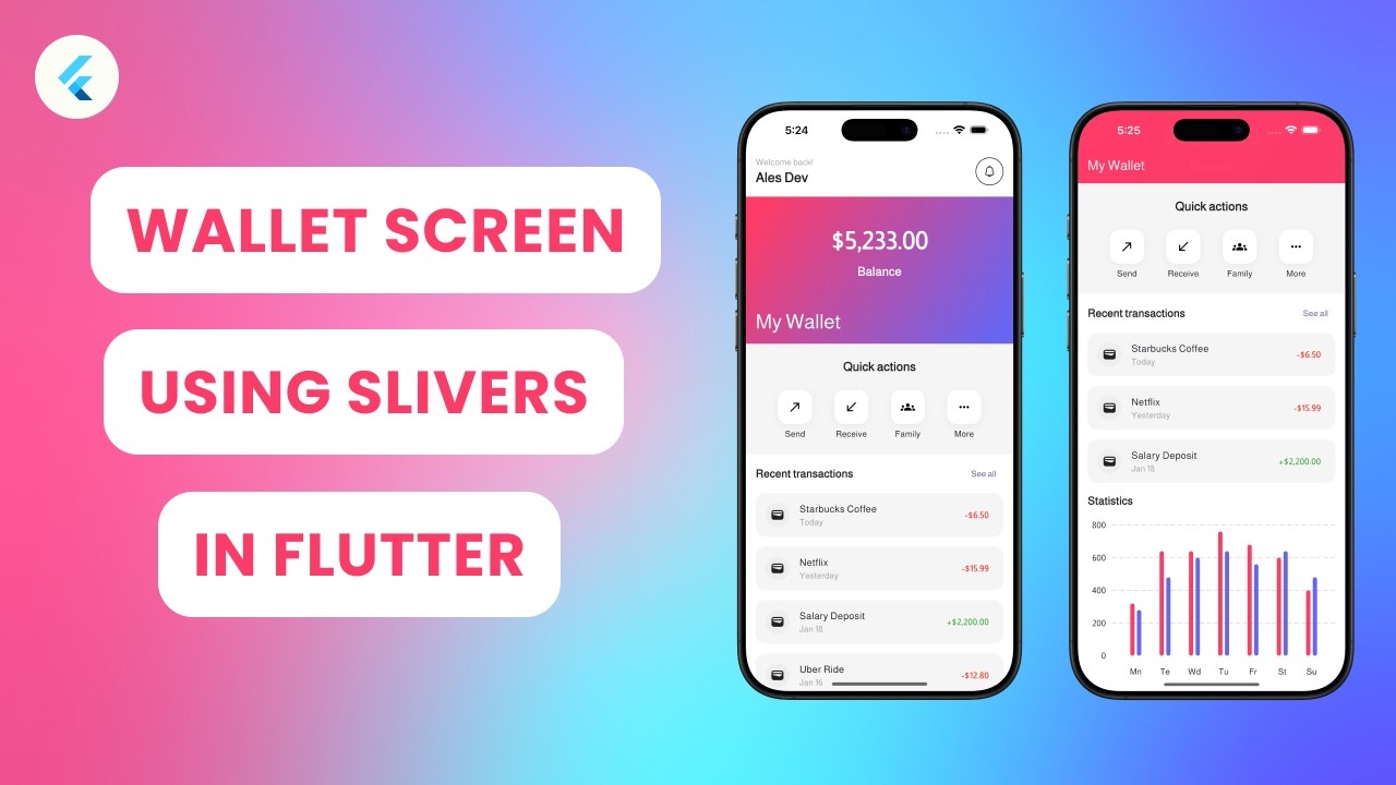 Mastering Slivers In Flutter Dynamic Scroll Effects Wallet Screen