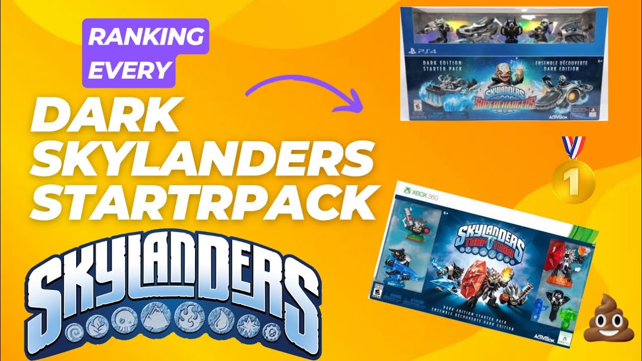Ranking Every Dark Skylanders Starter Pack Youtube