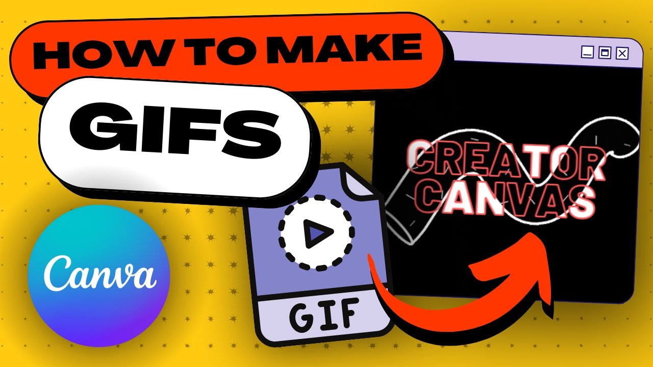 How To Make Your Own Animated Gif For Free Using Canva Youtube