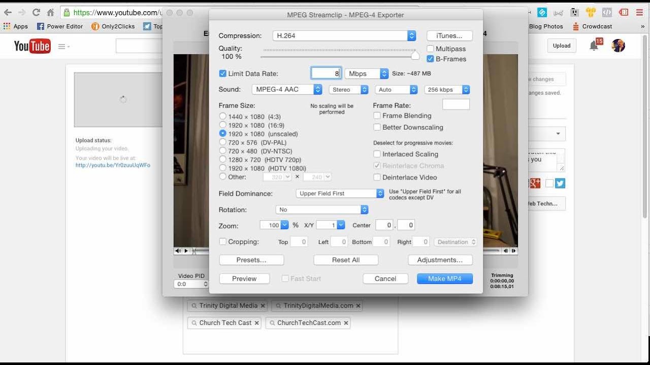 Encoding Settings For Videos Uploaded To Youtube Tech Help For