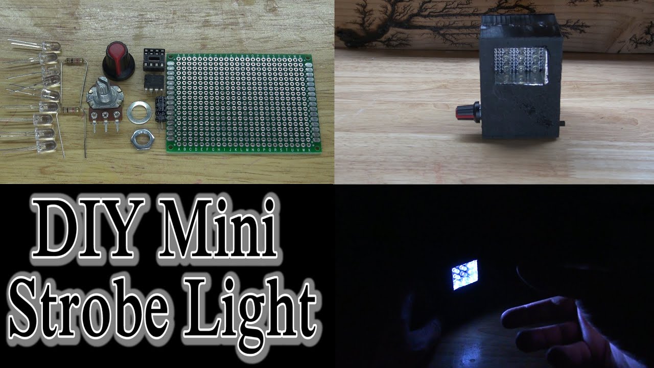 Diy Mini Strobe Light Youtube