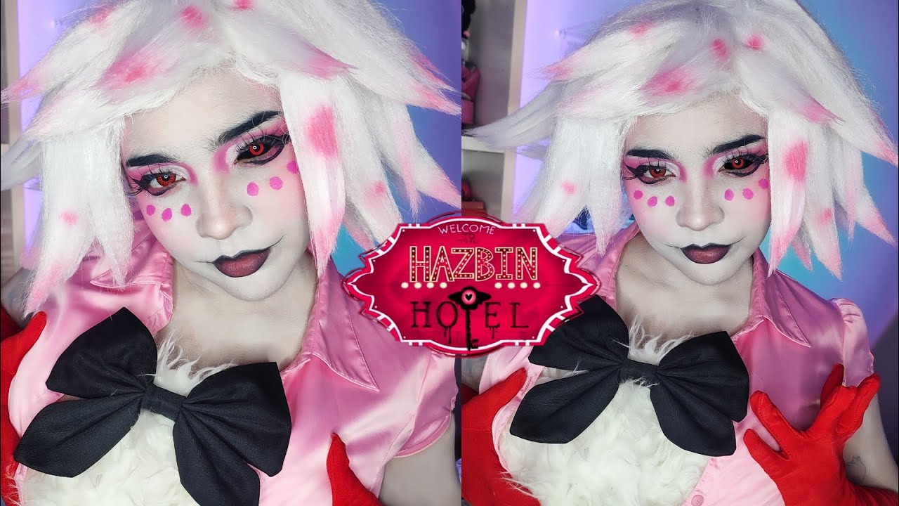 Angel Dust Cosplay Makeup 笙 Hazbin Hotel Youtube