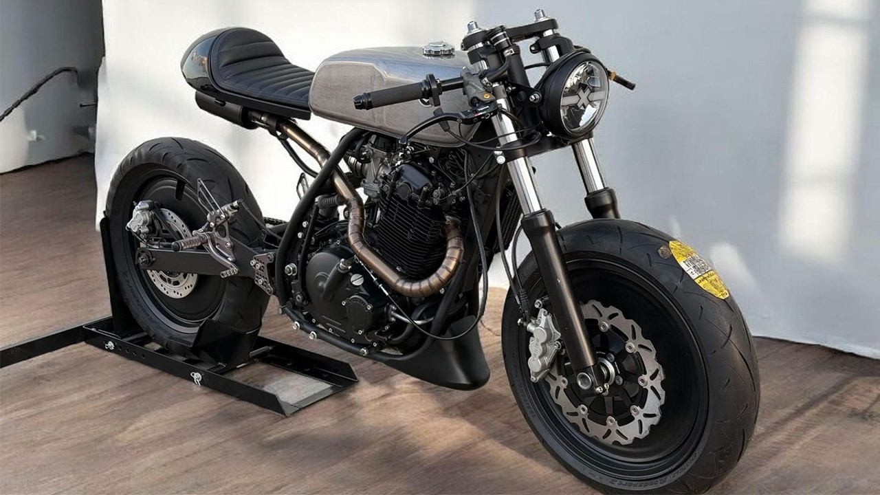 Amazing Transformation Suzuki Dr650 Caferacer Full Time Lapse Build