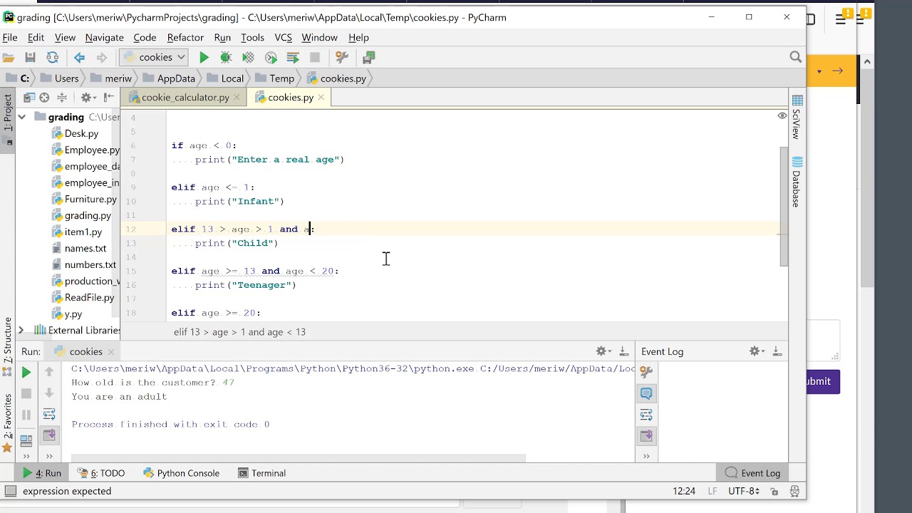 Simplifying A Chained Comparison Python Youtube