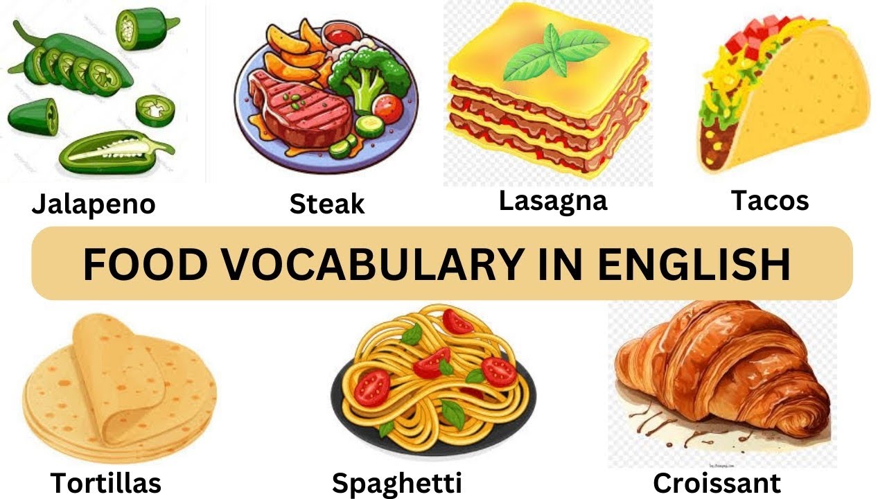 50 English Vocabulary Food Vocabulary Youtube