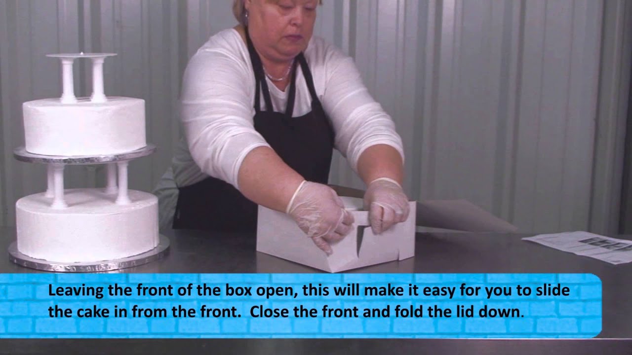 Three Tiered Separated Cake Delivery System Youtube