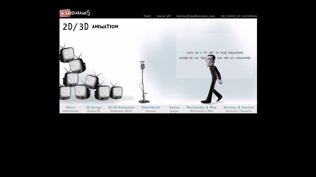 Mediaramas Flash Website In 2002 Youtube